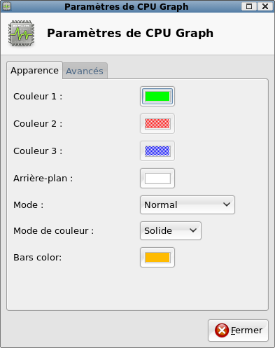 Caractéristiques processeur